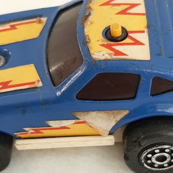 Tonka | Toys | Tonka Vintage 98s Blue Yellow Lightning Bolts Friction ...